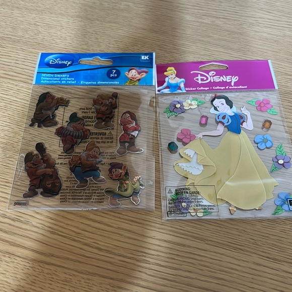 Other | Disney Snow White And Seven Dwarfs Stickers | Poshmark